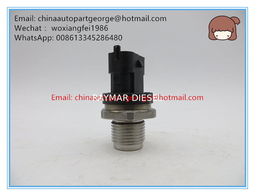 Original and new BOSCH Fuel rail pressure sensor 0281006364