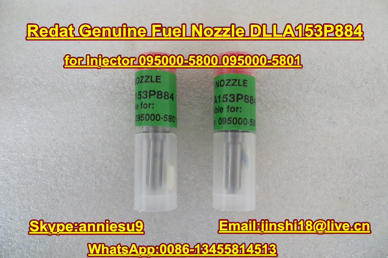 REDAT Genuine Fuel Injector Nozzle DLLA153P884 for Injector 095000-5800 ...