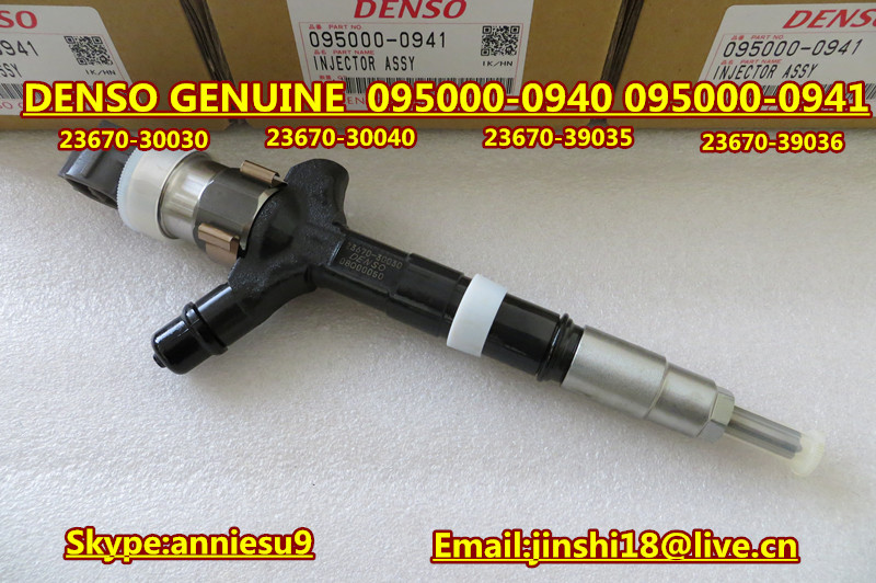 Denso Common Rail Injector 095000-0940/095000-0941 for TOYOTA 23670 ...