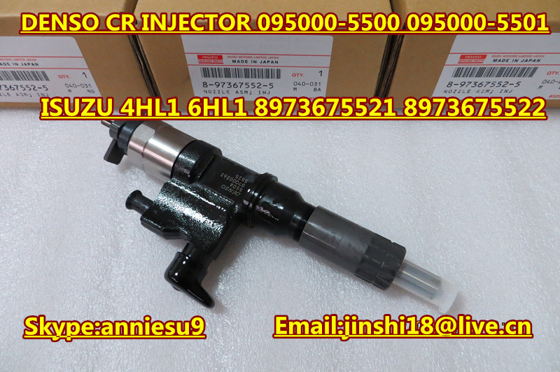 Denso Genuine & New Common Rail Injector 095000-5500 095000-5501 for ...