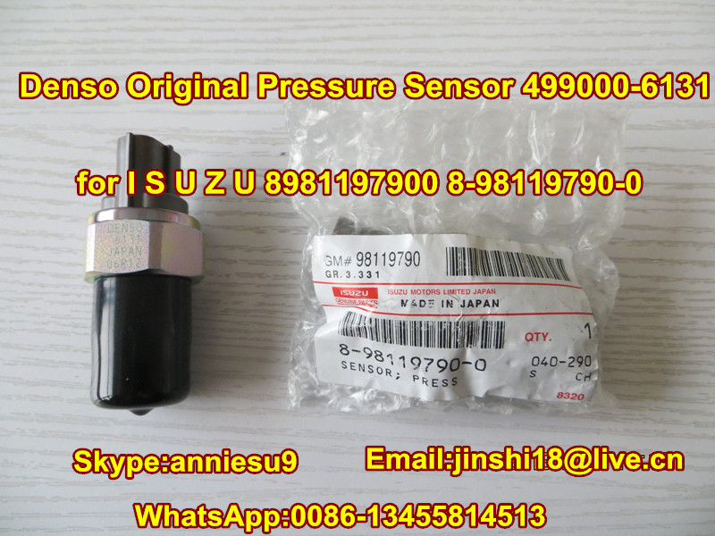 Denso Pressure Sensor 499000-6131 for I S U Z U 8981197900 8-98119790-0