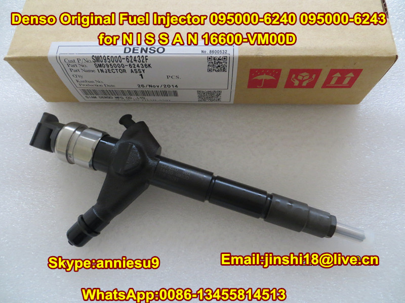Denso Original Fuel Injector 095000-6240 095000-6243 for Nissan 16600-VM00D
