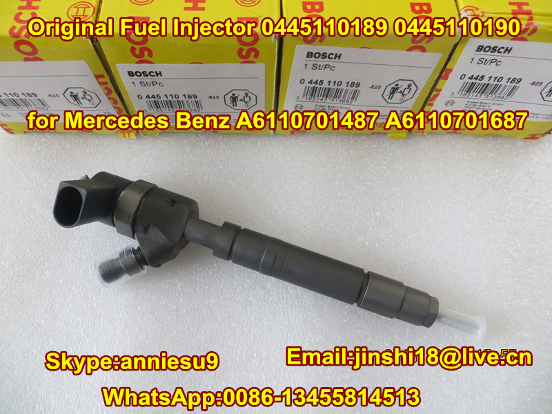 Bosch Original Common Rail Injector 0445110190 0445110189 for Mercedes ...