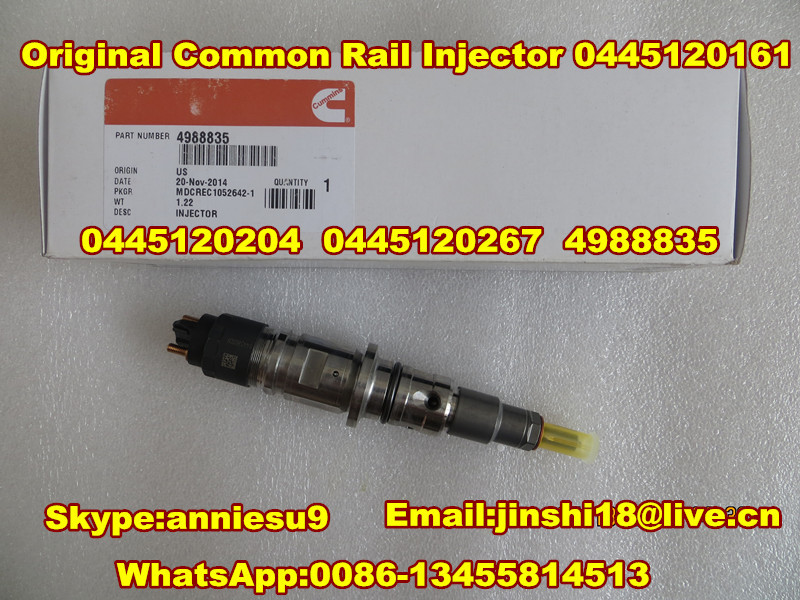 Bosch Original Common Rail Fuel Injector 0445120161 0445120204 ...