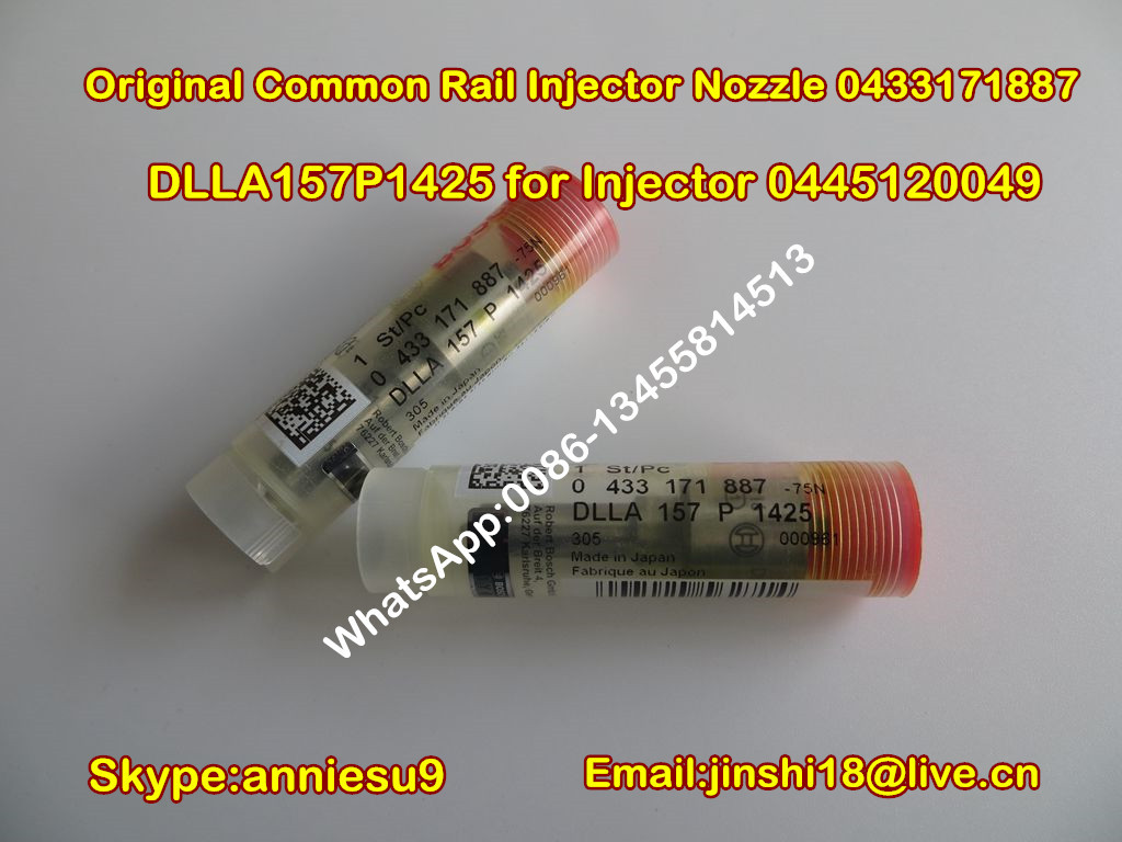 Bosch Original Common Rail Injector Nozzle DLLA157P1425 0433171887 for ...