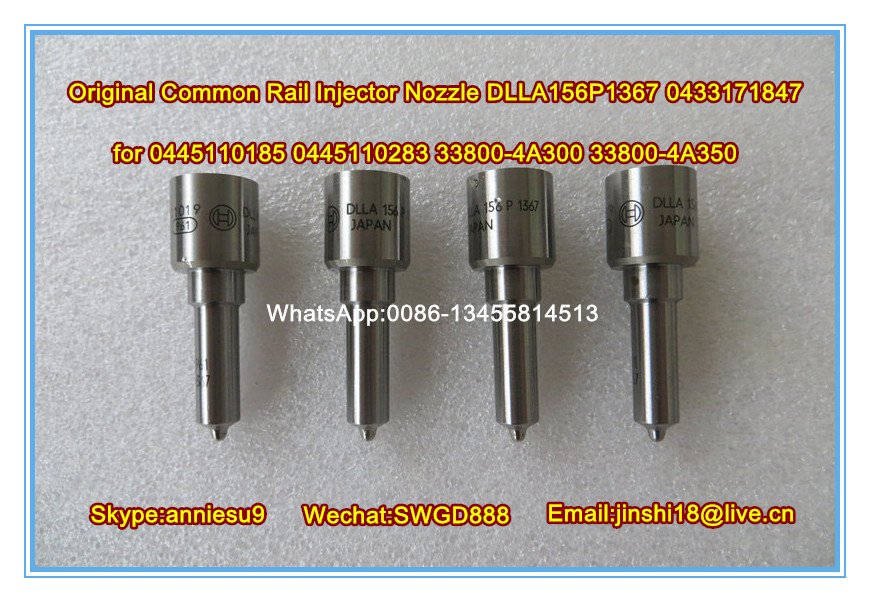 Bosch Original Common Rail Injector Nozzle DLLA156P1367 0433171847 for ...
