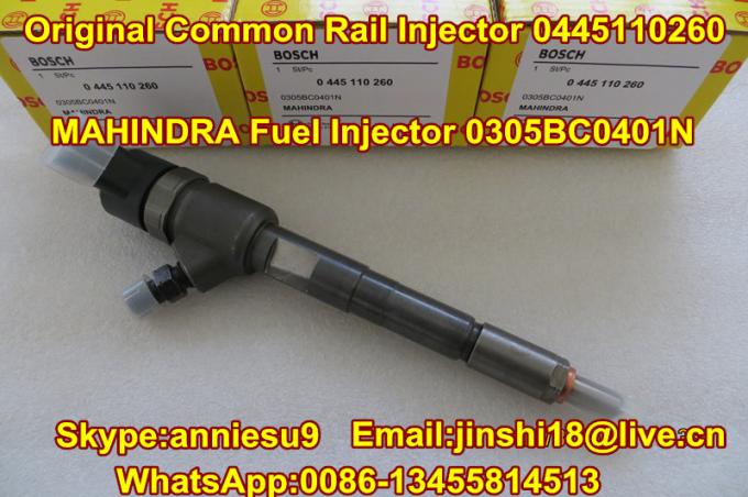 Bosch Original and New Common Rail Injector 0445110260 MAHINDRA Fuel ...