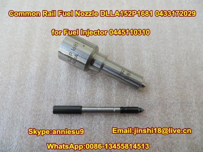 Bosch Common Rail Fuel Injector Nozzle DLLA152P1681 0433172029 for ...