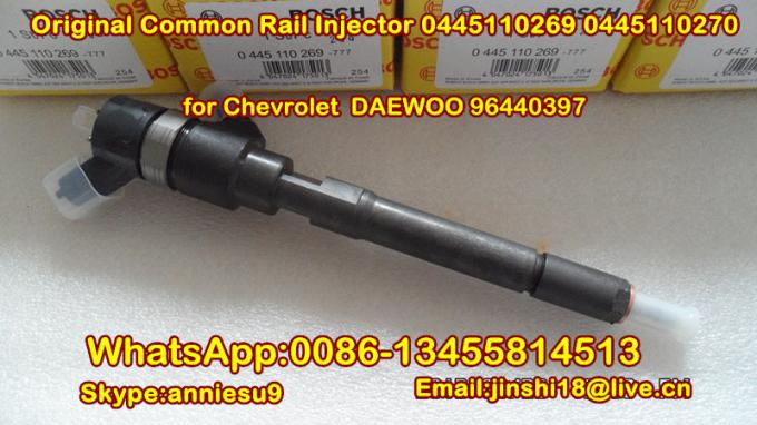 Bosch Common Rail Injector 0445110269 0445110270 for Chevrolet DAEWOO ...