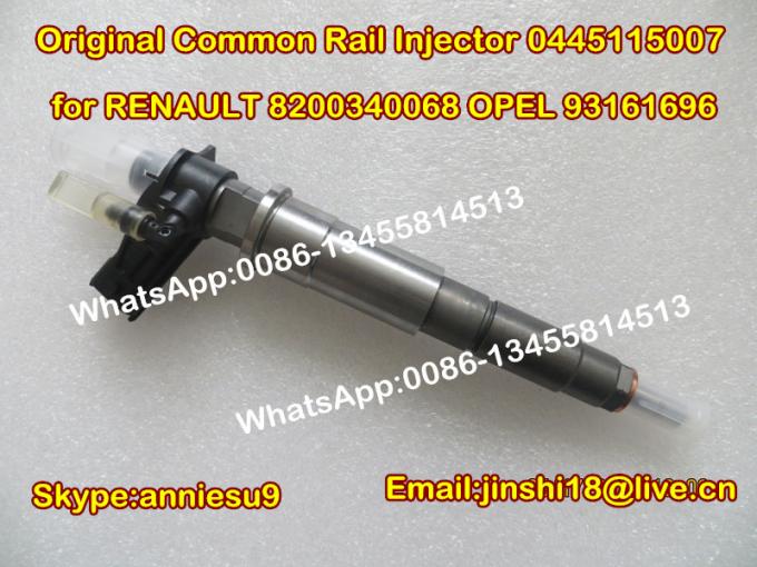 BOSCH piezo injector 0445115007 0986435350 for RENAULT 8200340068, OPEL ...