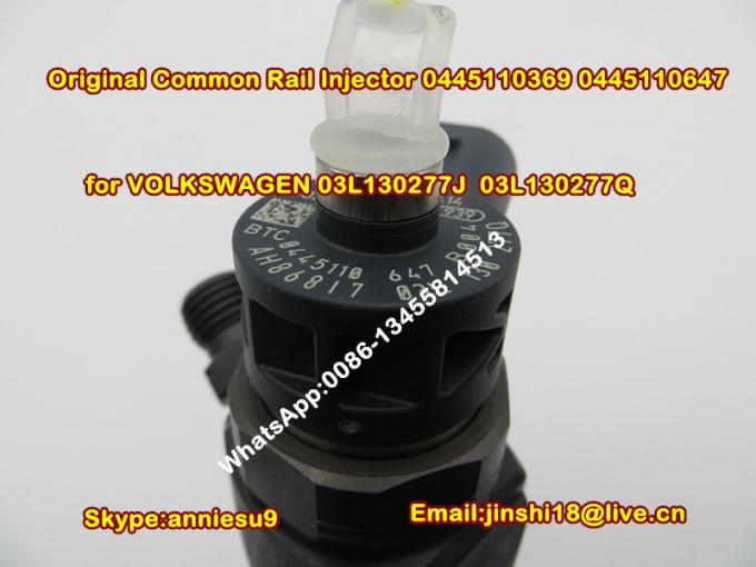 Bosch Original Common Rail Injector 0445110369 0445110647 for ...