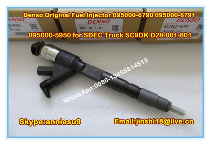 DENSO common rail injector 095000-6790, 095000-6791, 095000-5950 for ...