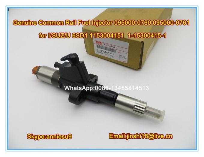 Denso Genuine Common Rail Injector 095000-0760 095000-0761 for ISUZU ...